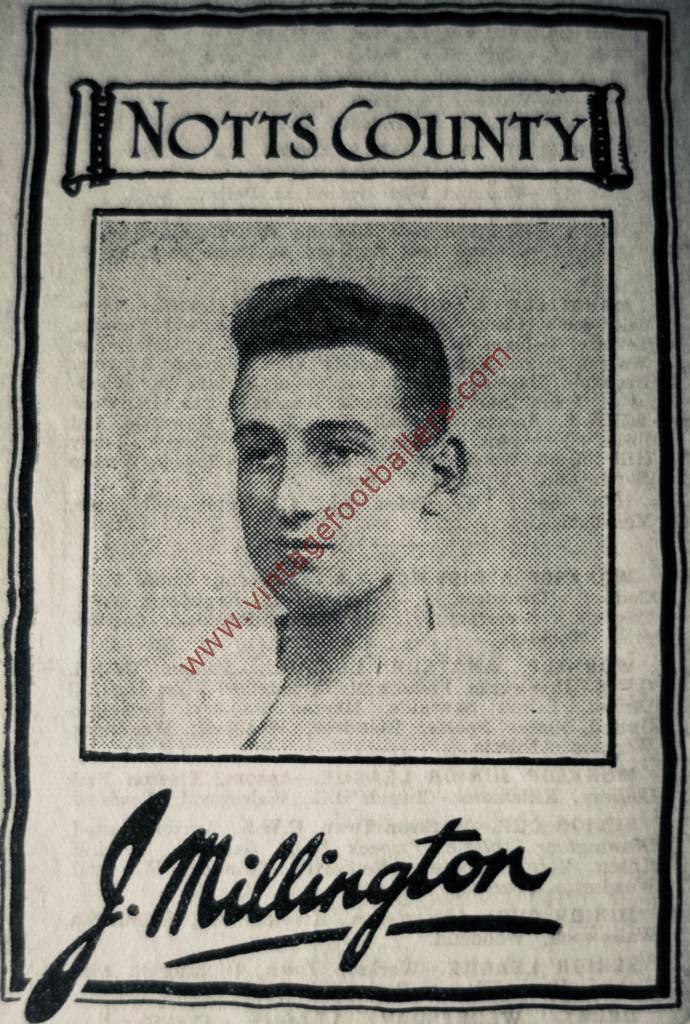 Millington John Image 1 Notts County 1935 - Vintage Footballers