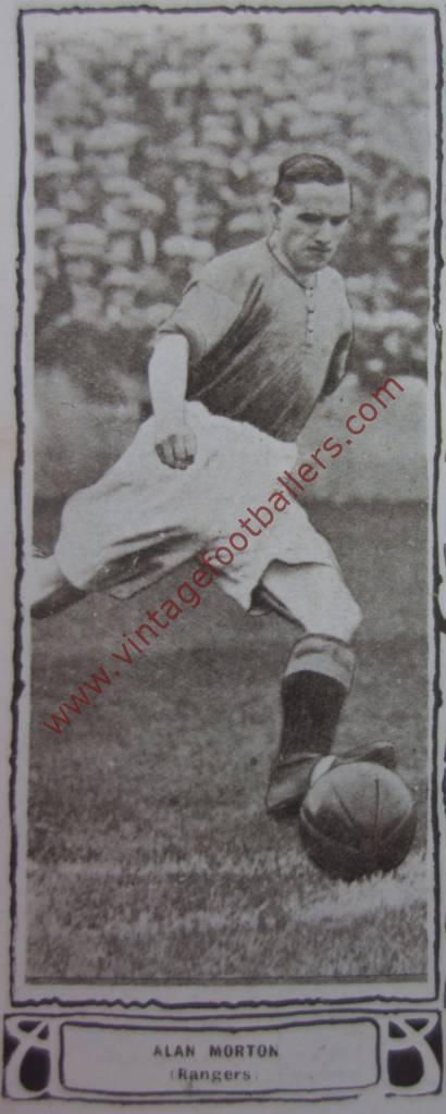 Morton Alan Image 10 Rangers 1922 - Vintage Footballers