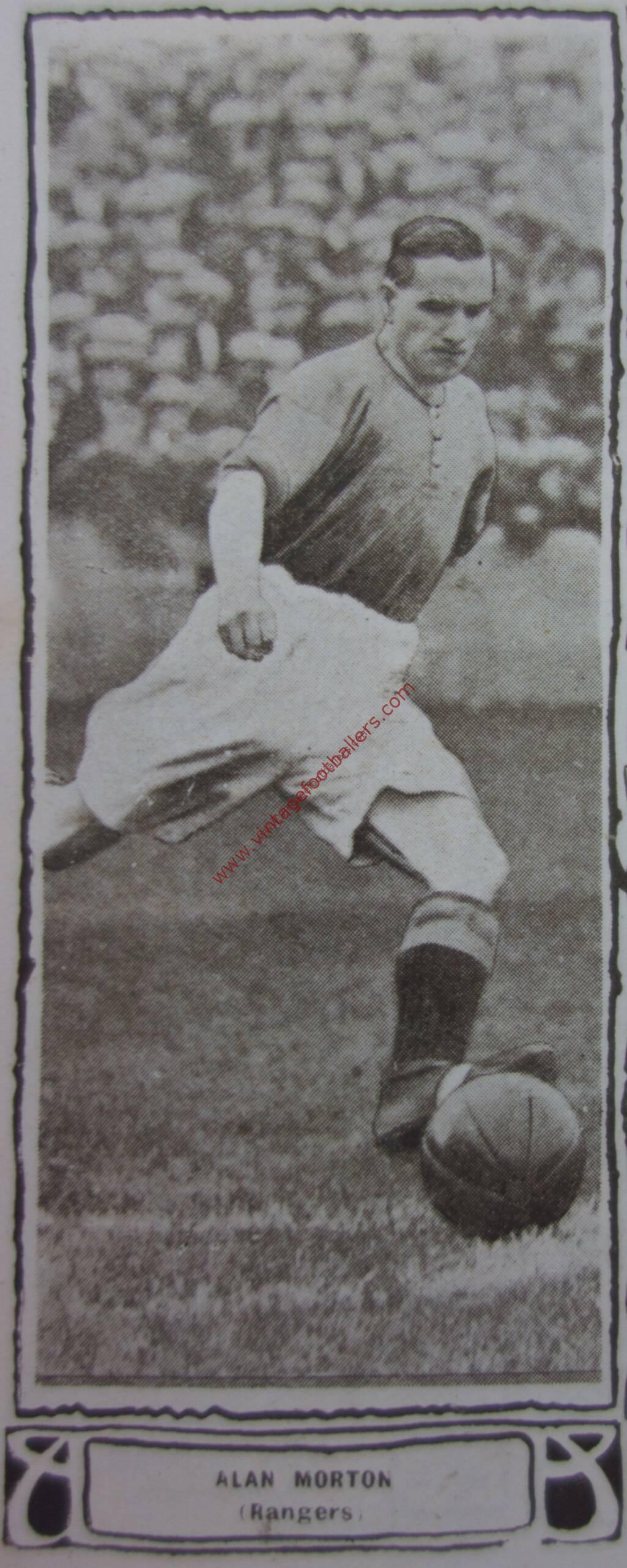 Morton Alan Image 6 Rangers 1928 - Vintage Footballers