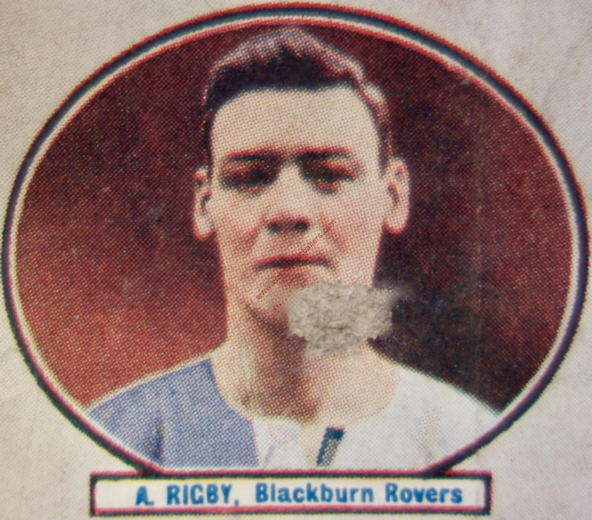 Rigby Arthur Image 2 Blackburn Rovers 1926 - Vintage Footballers