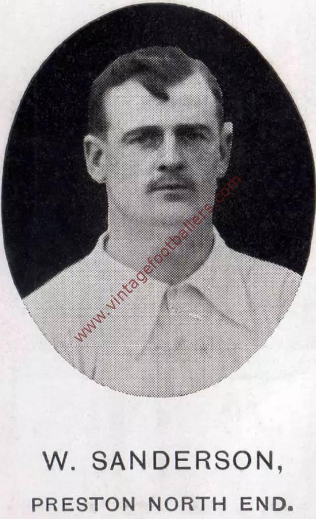 Sanderson William Image 1 Preston North End 1907 - Vintage Footballers