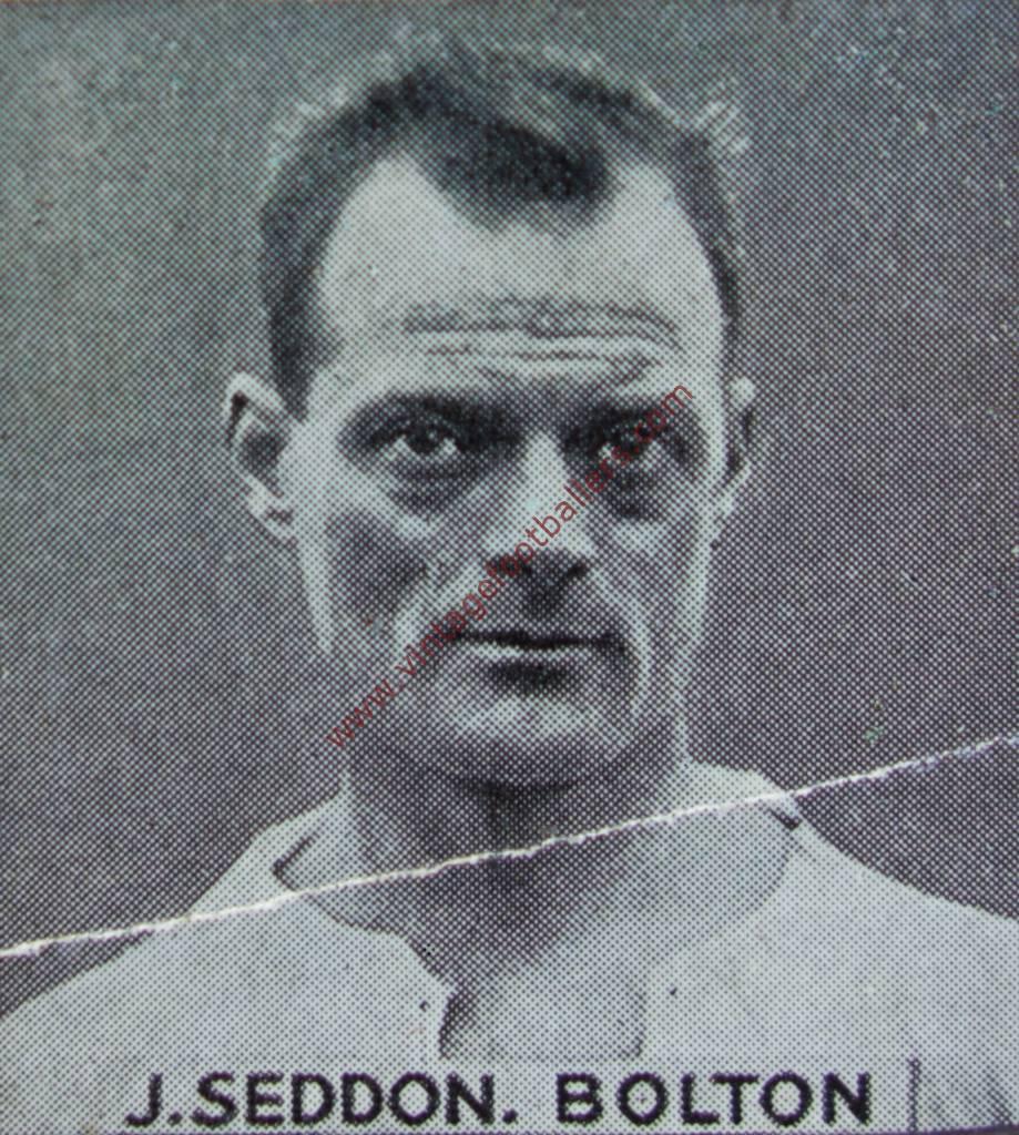 Seddon Jimmy Image 14 Bolton Wanderers 1930 - Vintage Footballers