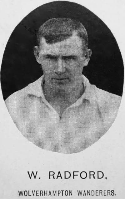 Radford Wally Image 3 Wolverhampton Wanderers 1907 - Vintage Footballers