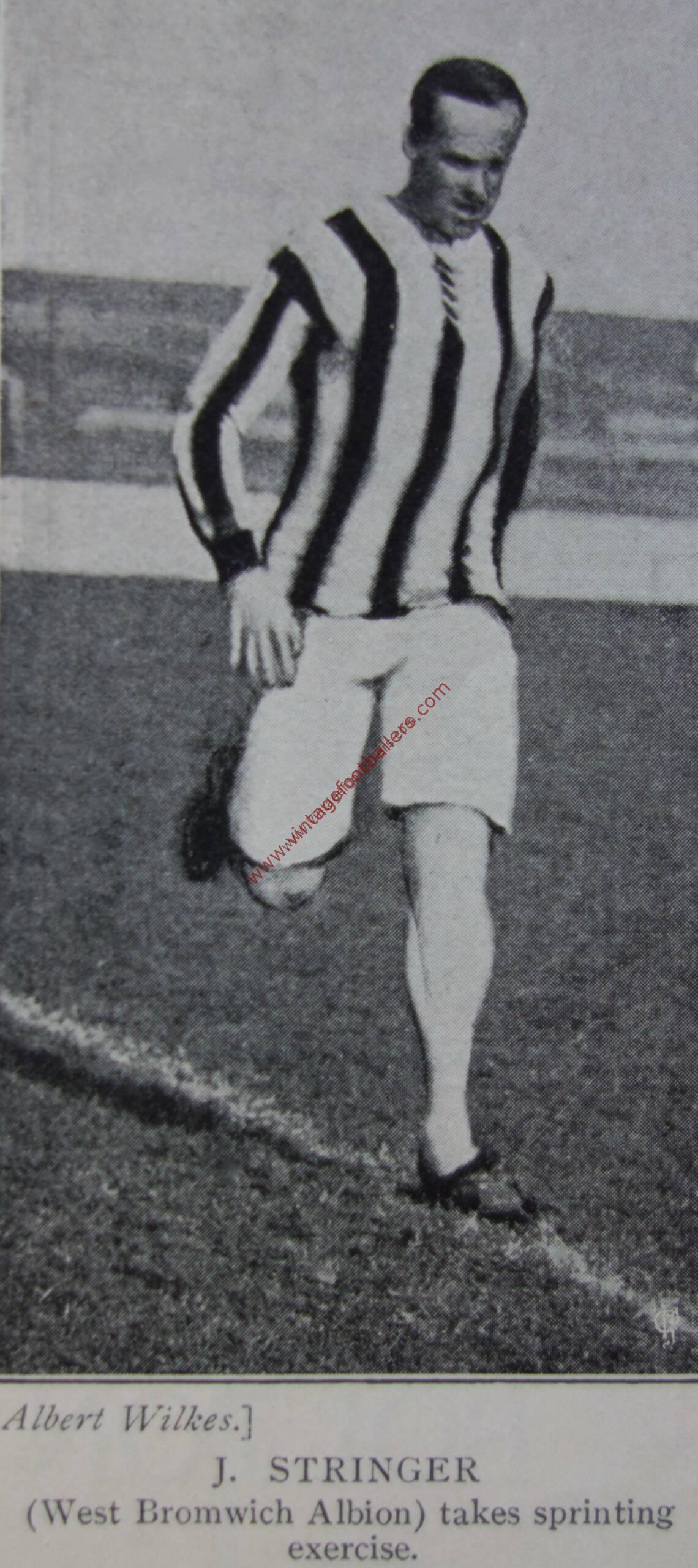 Stringer Jimmy Image 1 West Bromwich Albion 1905 - Vintage Footballers