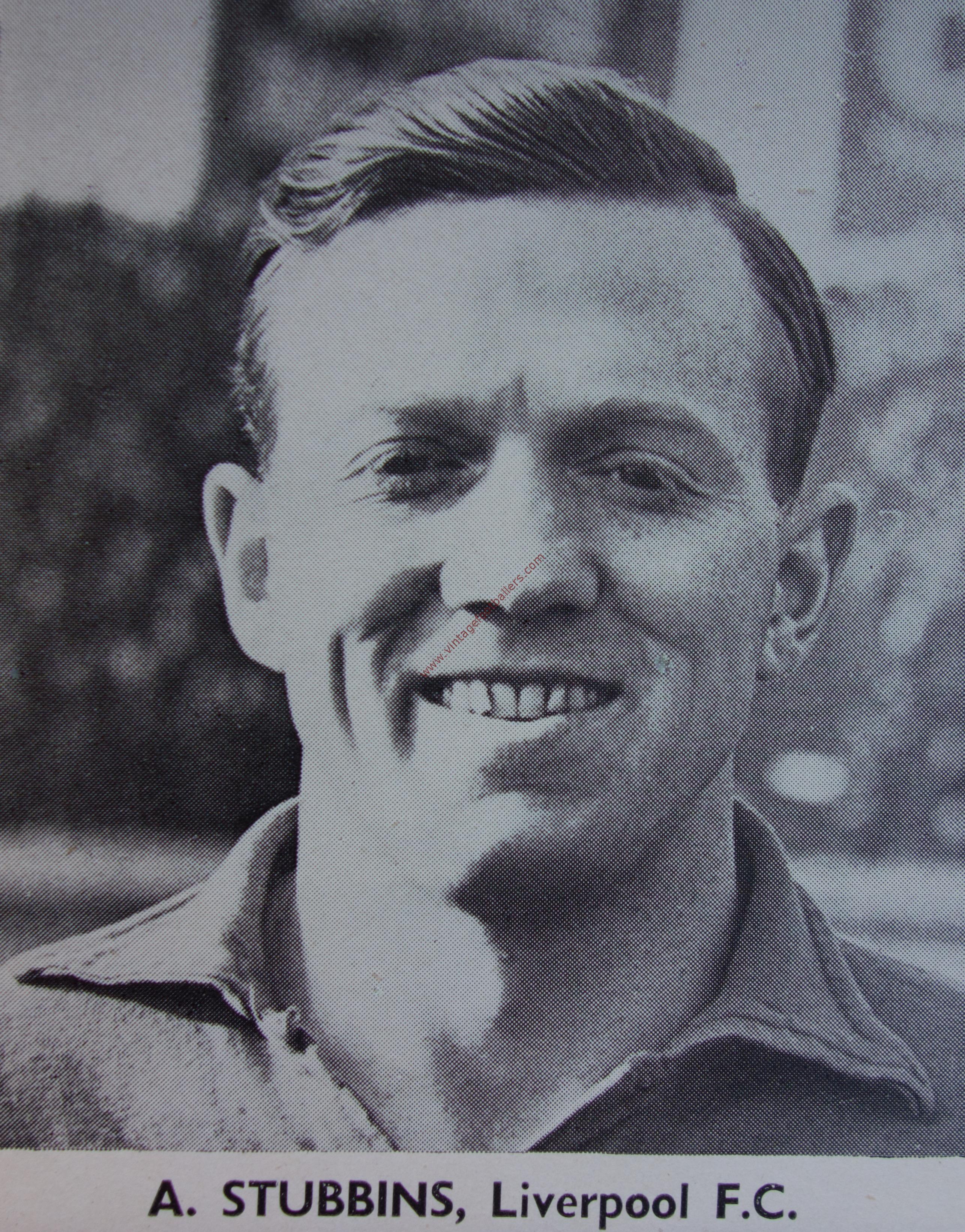 Stubbins Albert Image 6 Liverpool 1948 - Vintage Footballers
