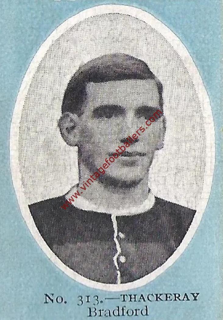 Thackeray Jim Image 1 Bradford Park Avenue 1910 - Vintage Footballers