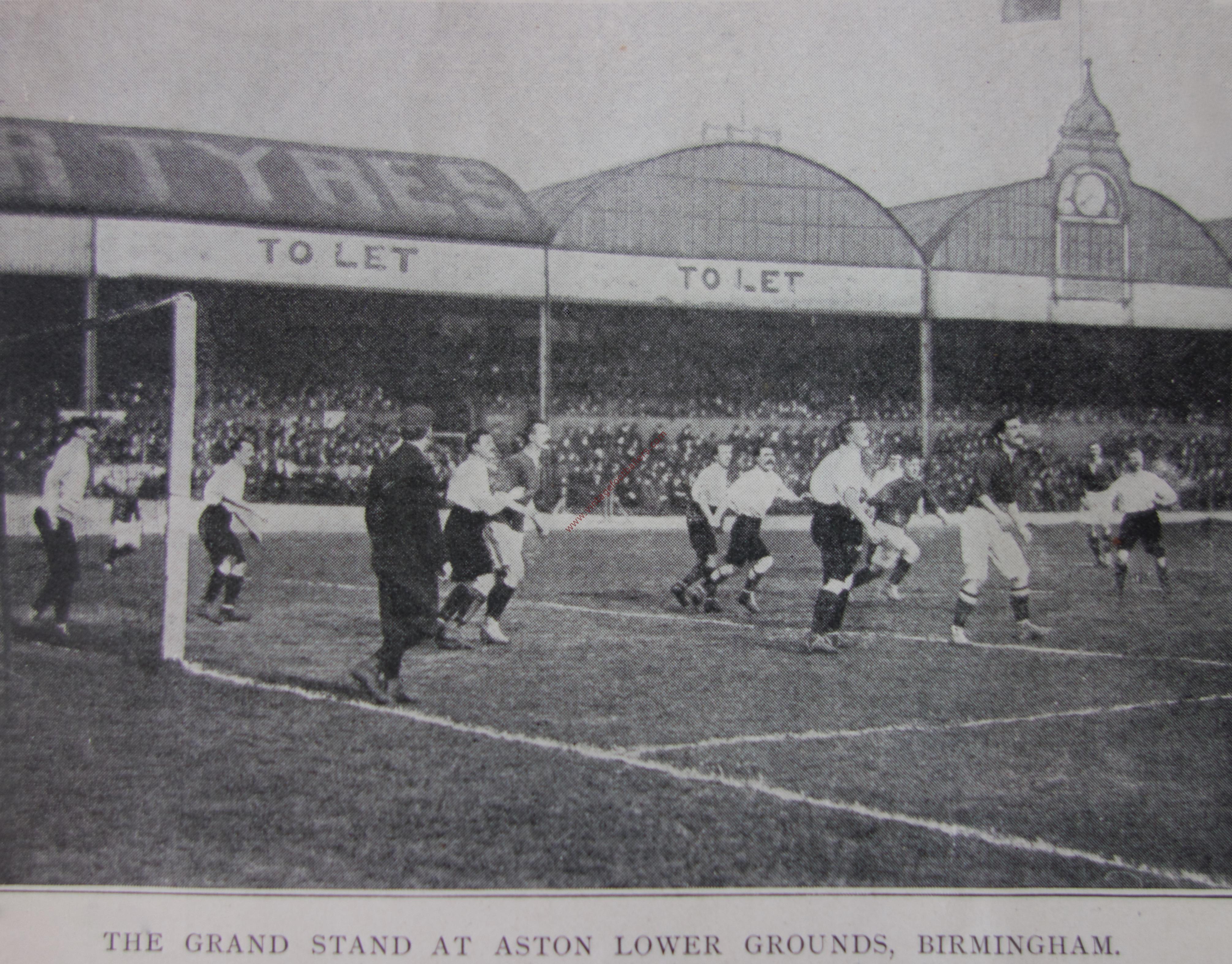 England v Scotland Image 1 At Villa Park May 1902 - Vintage Footballers