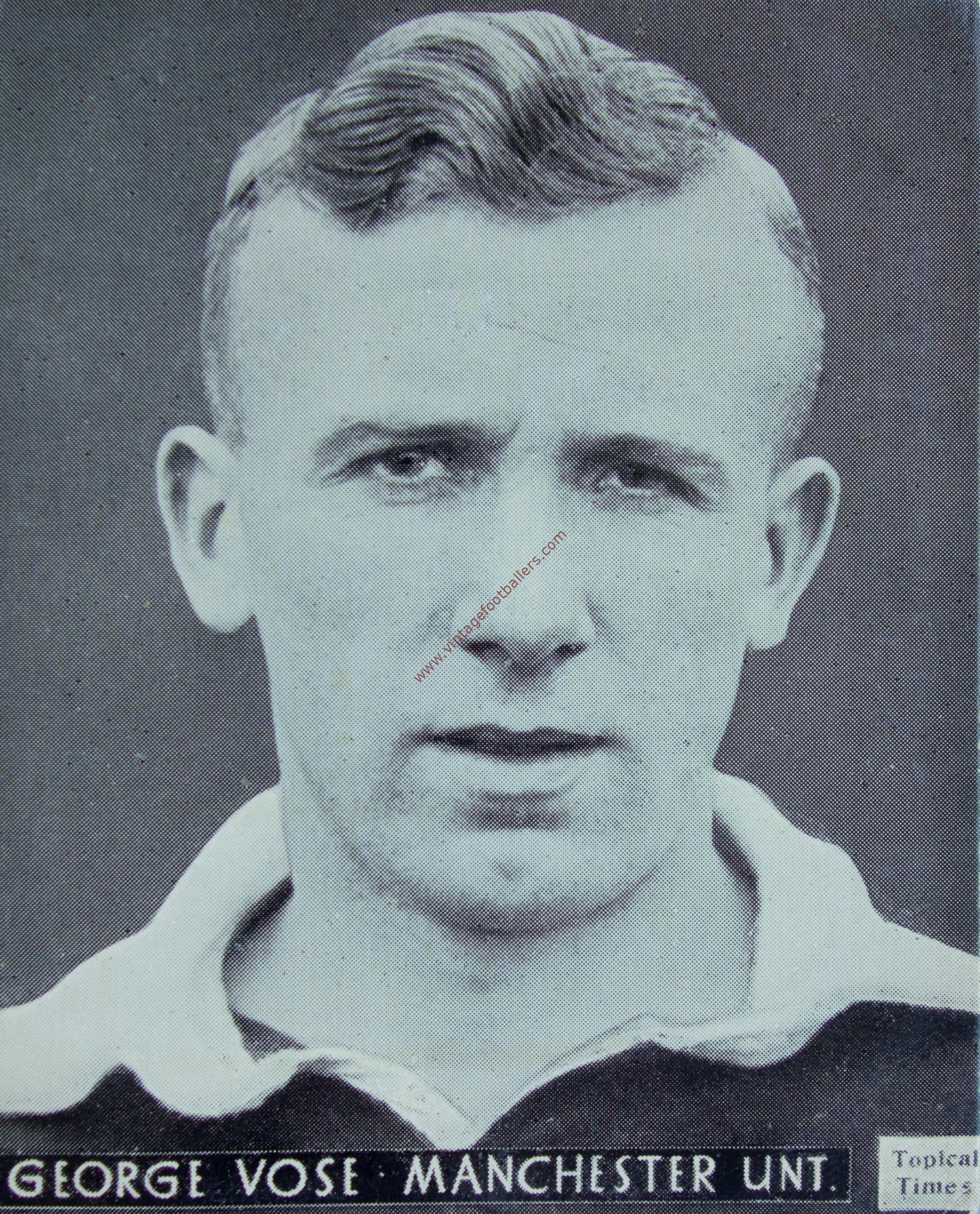 Vose George Image 5 Manchester United 1938 - Vintage Footballers
