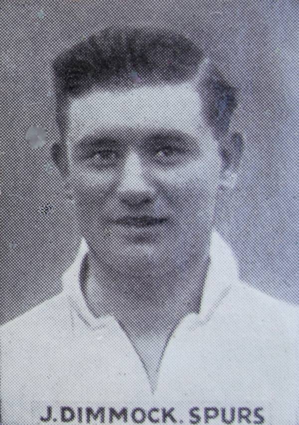 Dimmock Jimmy Image 12 Tottenham Hotspur 1929 - Vintage Footballers