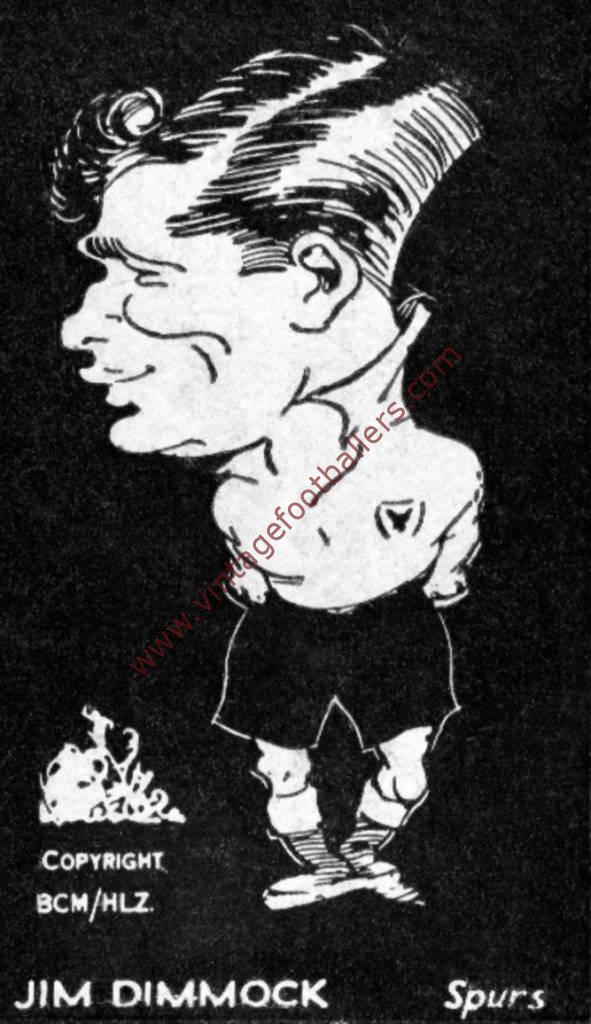 Dimmock Jimmy Image 13 Tottenham Hotspur 1930 - Vintage Footballers