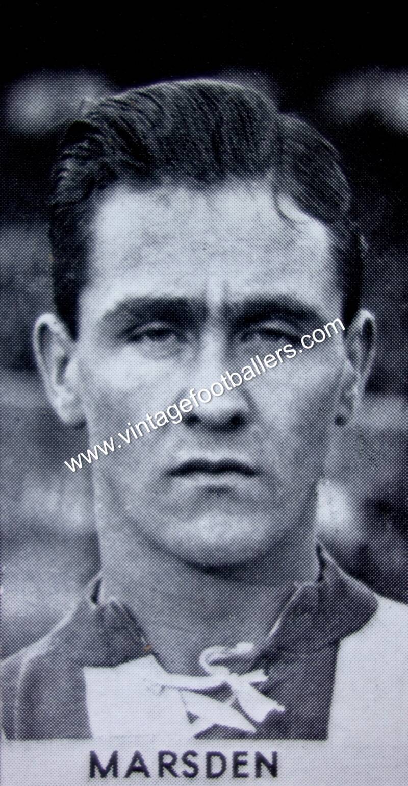 Marsden Billy Image 1 Sheffield Wednesday 1926 - Vintage Footballers