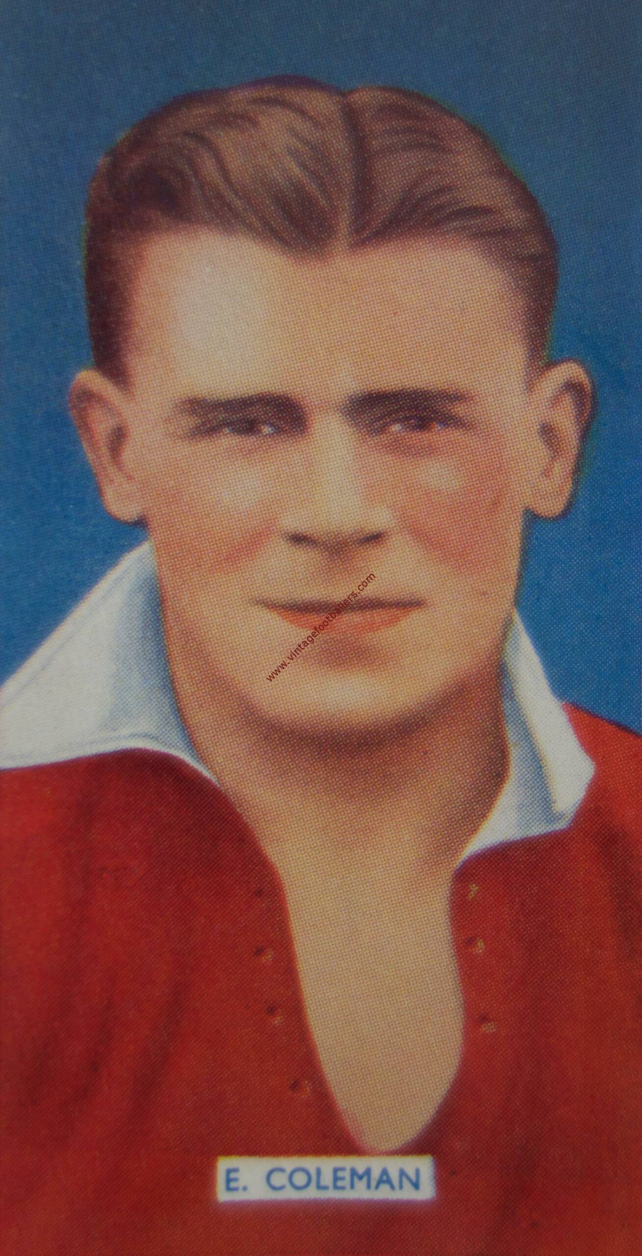 Coleman Ernie "Tim" Image 6 Middlesbrough 1936 - Vintage Footballers