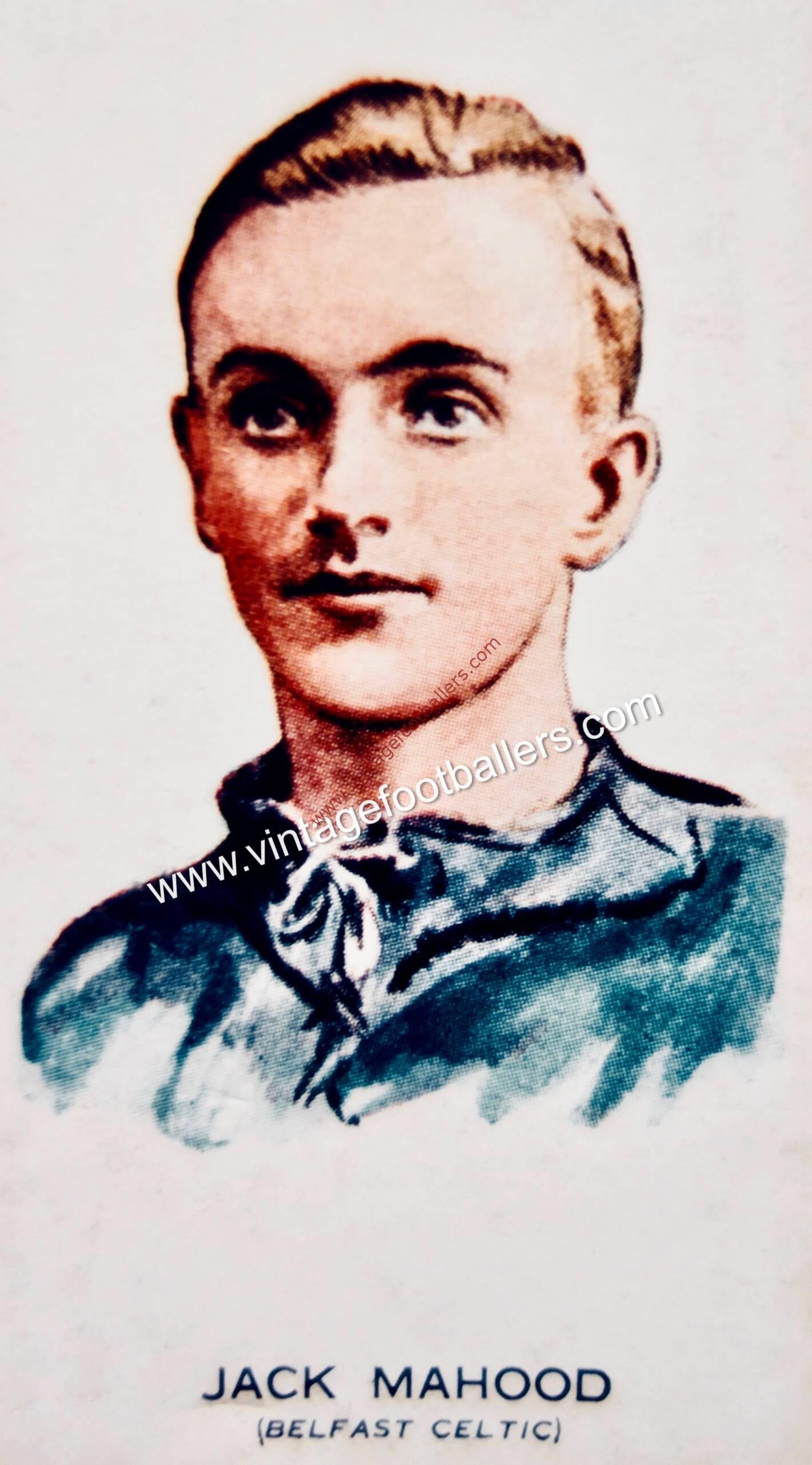 Mahood Jackie Image 2 Belfast Celtic 1930 - Vintage Footballers