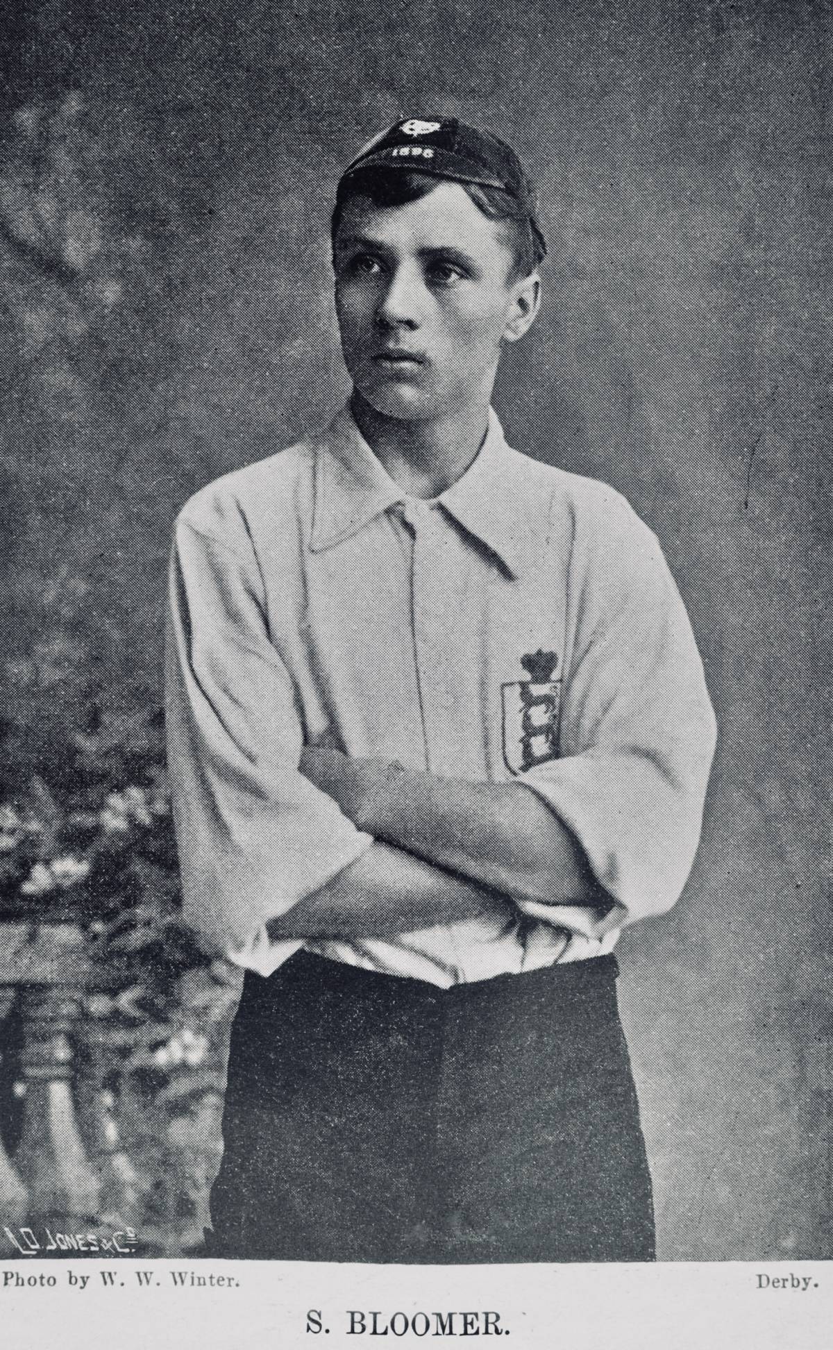 Bloomer Steve Image 3 Derby County 1896 - Vintage Footballers
