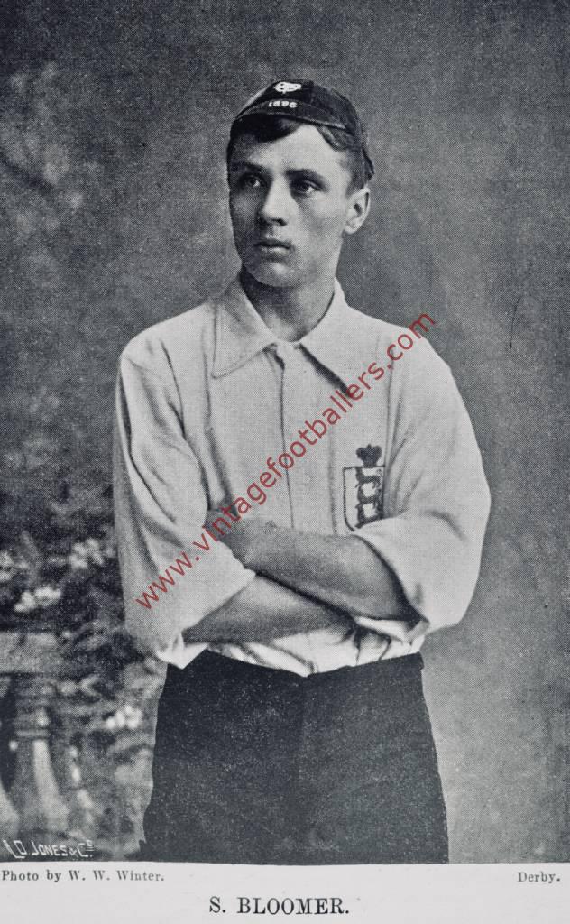 Bloomer Steve Image 3 Derby County 1896 - Vintage Footballers