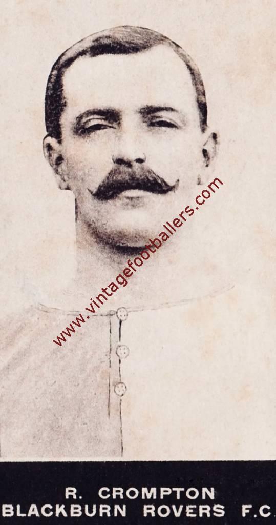 Crompton Bob Image 6 Blackburn Rovers 1909 - Vintage Footballers