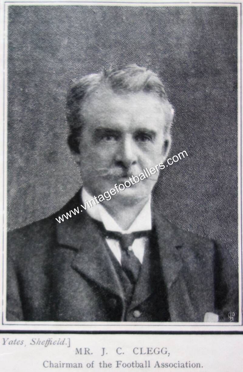 Clegg Charles Image 1 Sheffield Wednesday 1905 - Vintage Footballers