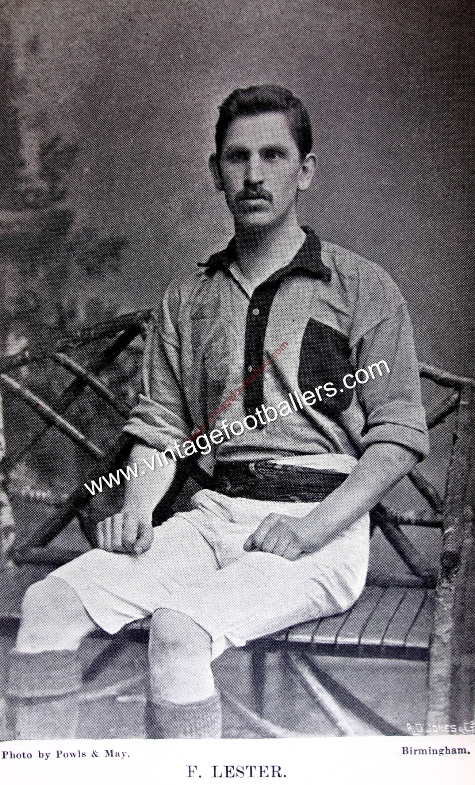 Lester Frank Image 2 Small Heath 1896 - Vintage Footballers