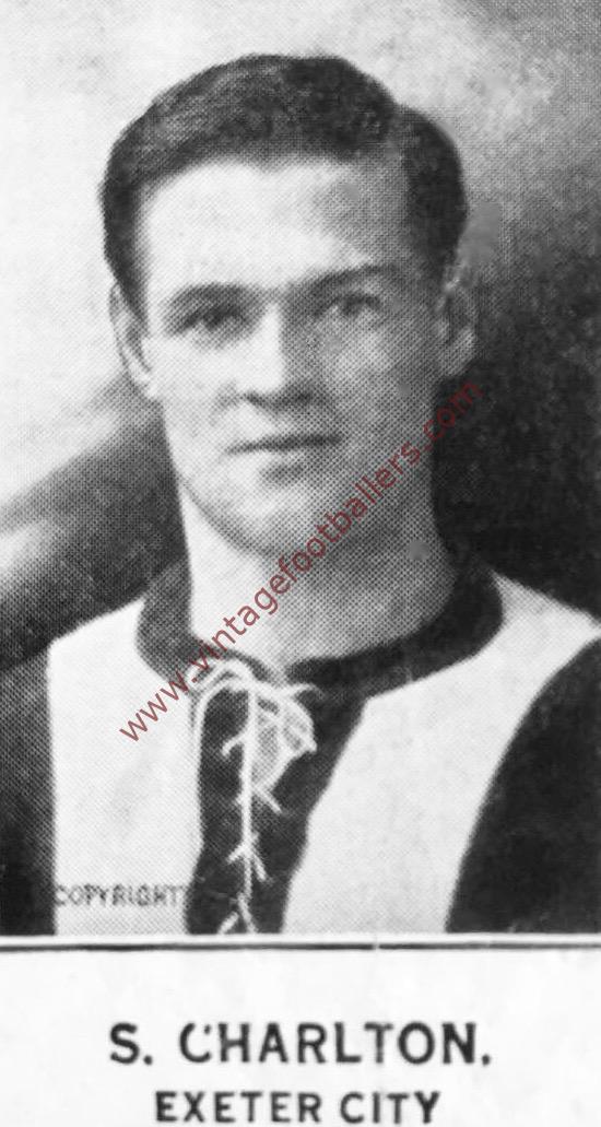 Charlton Stan Image 3 Exeter City 1925 - Vintage Footballers
