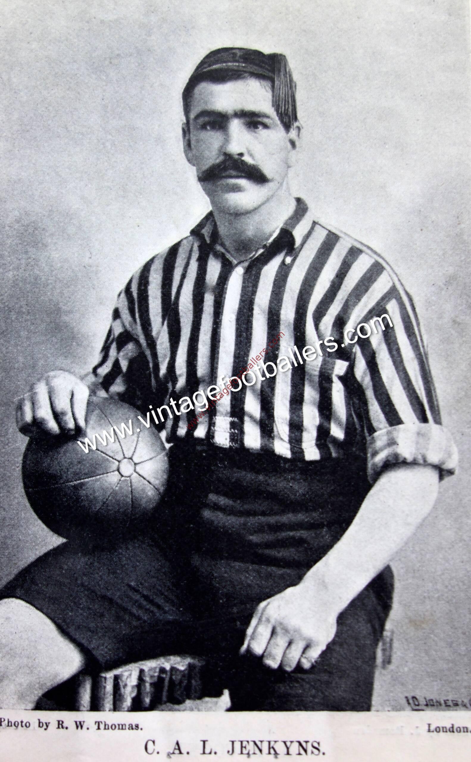 Jenkyns Caesar Image 1 Arsenal 1895 - Vintage Footballers