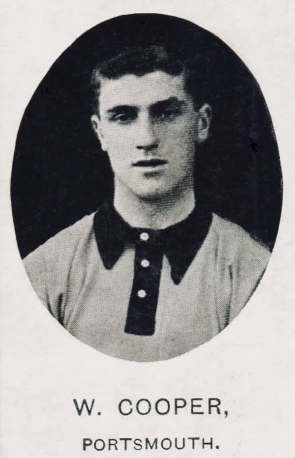 Cooper Willie Image 1 Portsmouth 1907 - Vintage Footballers