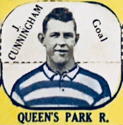 Cunningham Joey Image 1 Queen's Park Rangers 1930 - Vintage Footballers