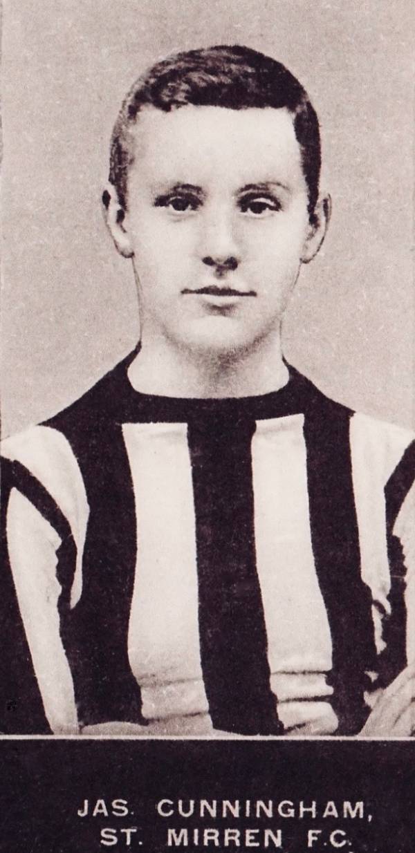 Cunningham James Image 1 St Mirren 1909 - Vintage Footballers