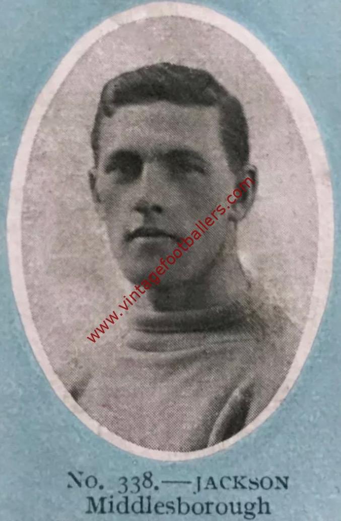Jackson Andrew Image 1 Middlesbrough 1911 - Vintage Footballers