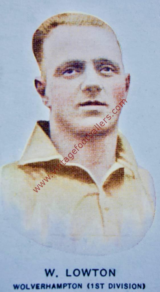 Lowton Wilf Image 4 Wolverhampton Wanderers 1934 - Vintage Footballers