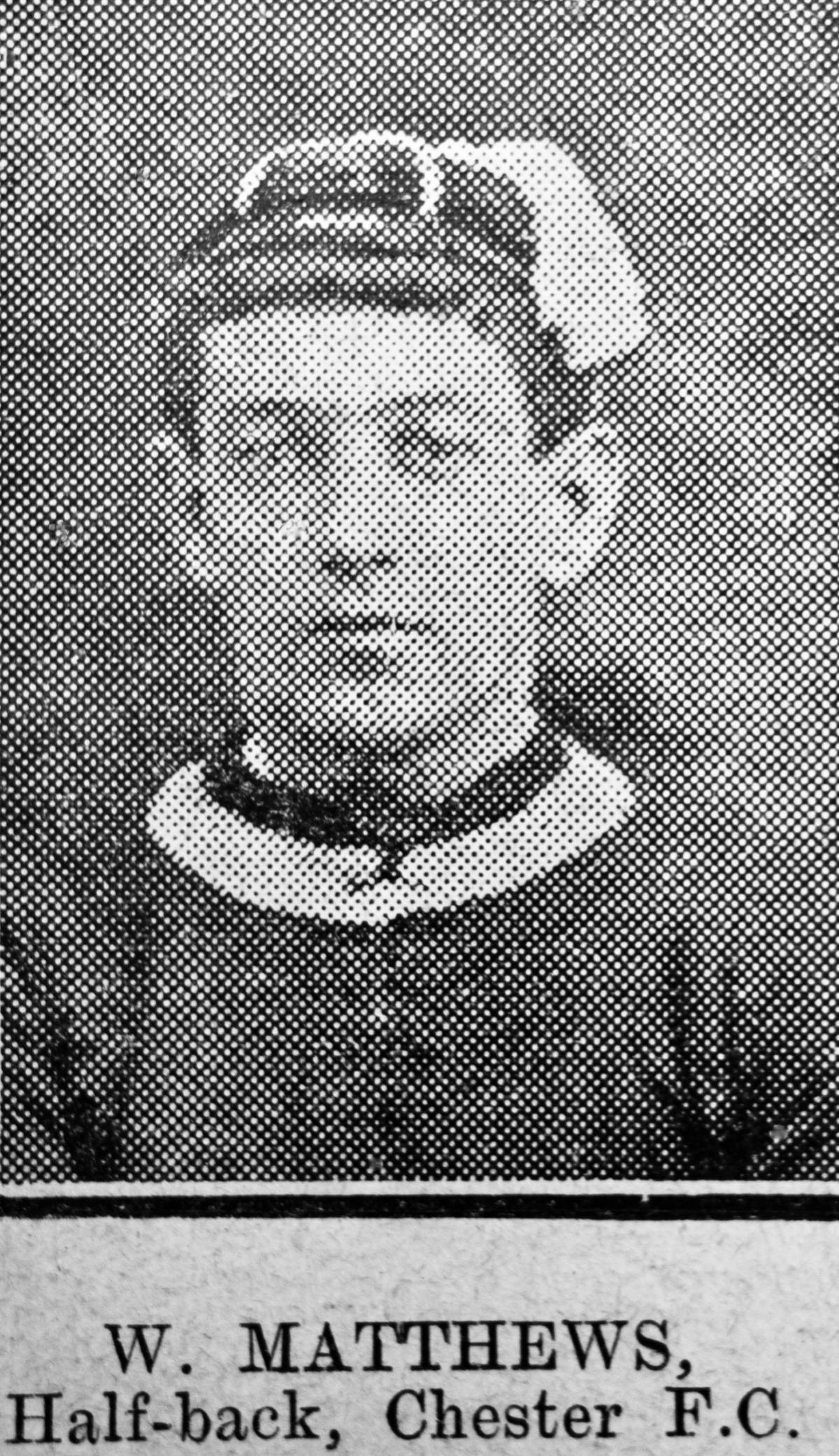 Matthews Billy Image 1 Chester 1905 - Vintage Footballers
