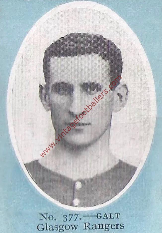 Galt Jimmy Image 2 Glasgow Rangers 1910 - Vintage Footballers