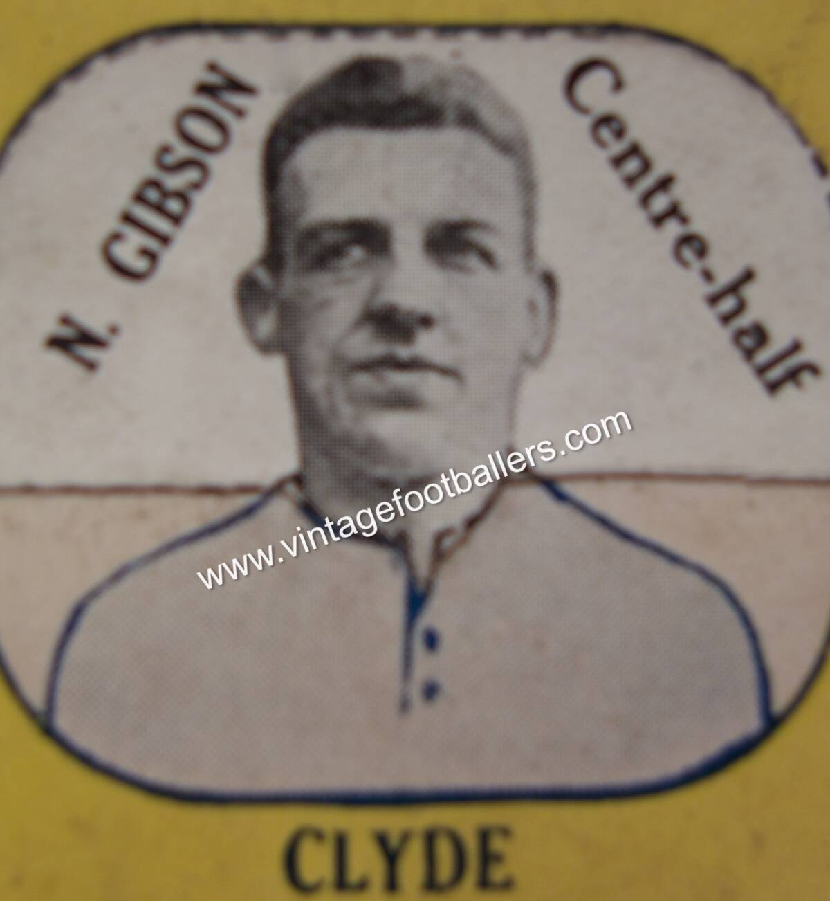 Gibson Neil Image 1 Clyde 1930 - Vintage Footballers
