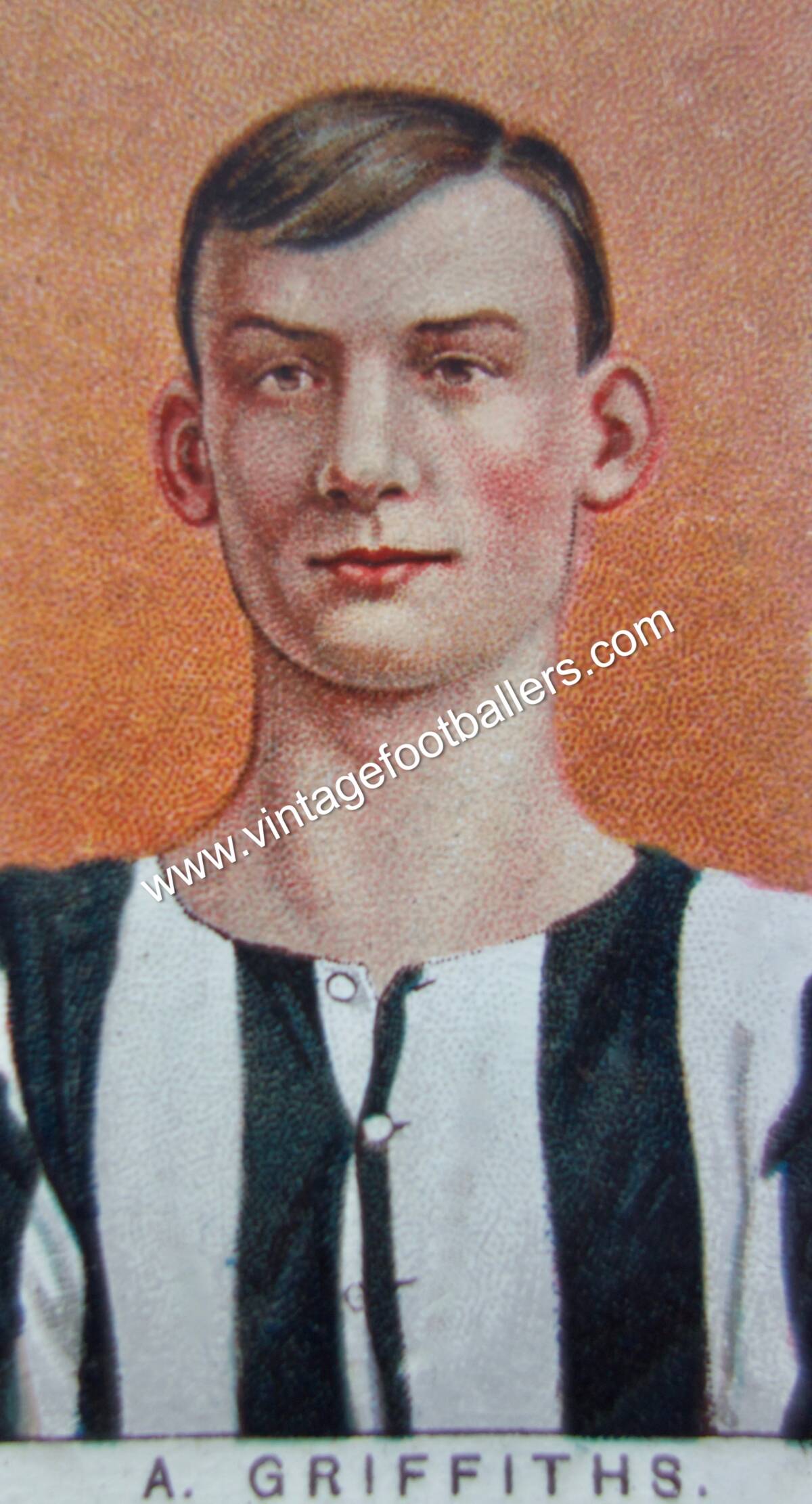 Griffiths Arthur Image 3 Notts County 1908 - Vintage Footballers