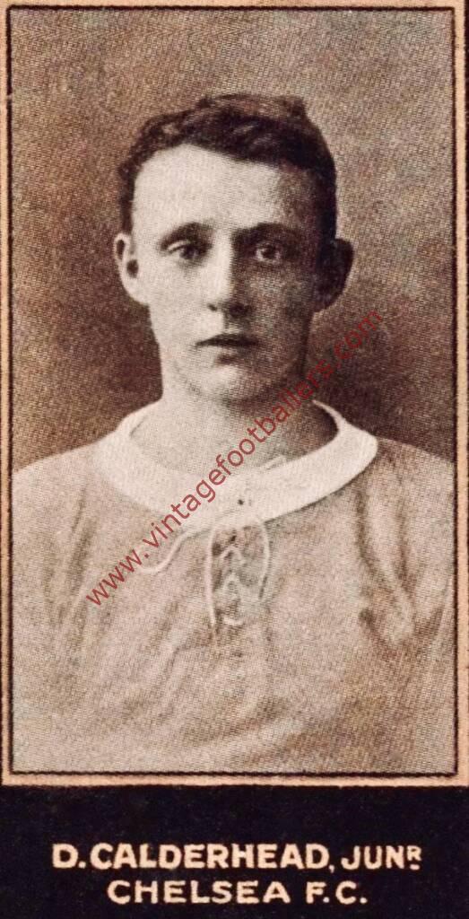 Calderhead David Image 2 Chelsea 1912 - Vintage Footballers