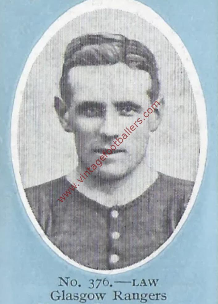 Law George Image 3 Glasgow Rangers 1910 - Vintage Footballers