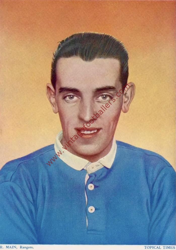 Main Bobby Image 1 Glasgow Rangers 1934 - Vintage Footballers