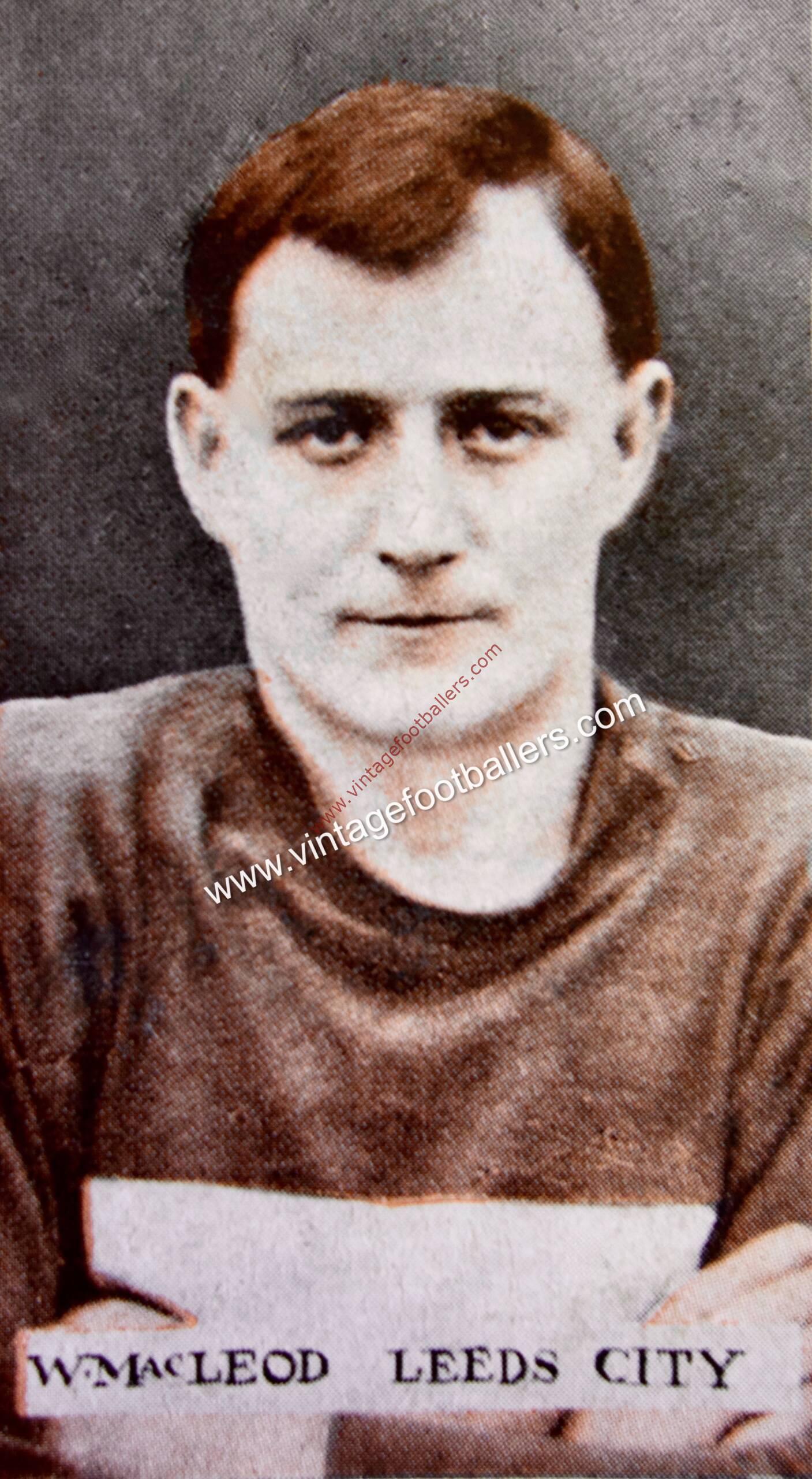 McLeod Billy Image 4 Leeds City 1914 - Vintage Footballers