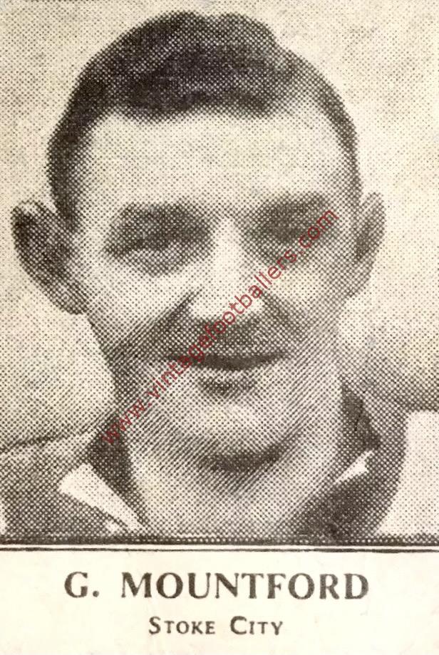 Mountford George Image 1 Stoke City 1947 - Vintage Footballers