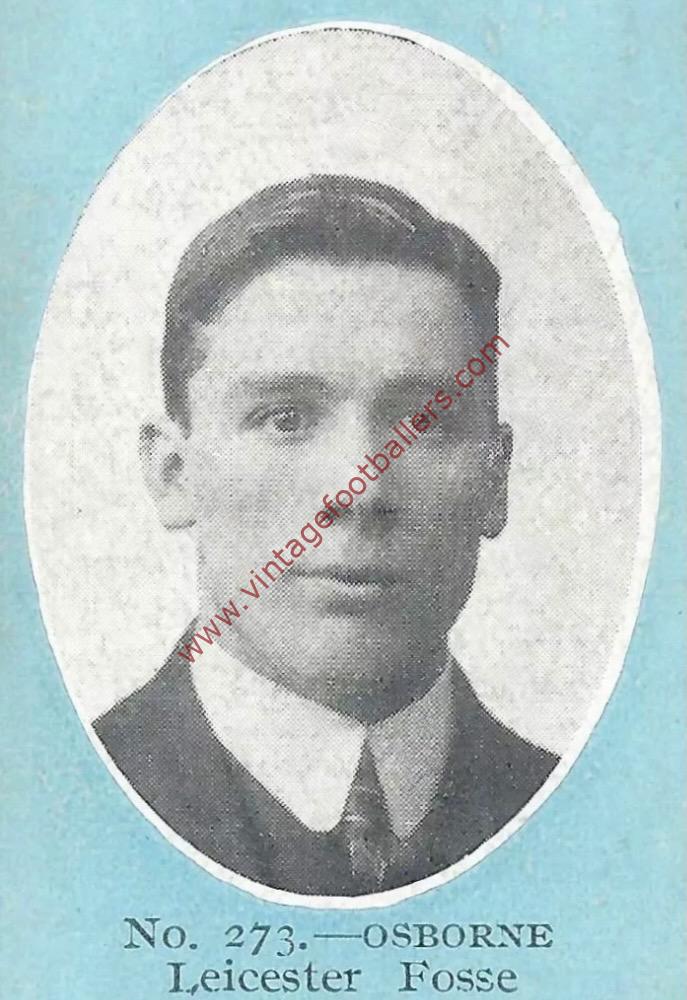 Osborn Frederick Image 1 Leicester Fosse 1910 - Vintage Footballers