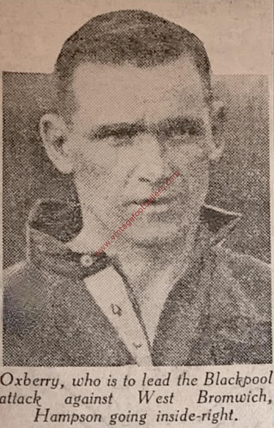 Oxberry Jack Image 3 Blackpool 1931 - Vintage Footballers