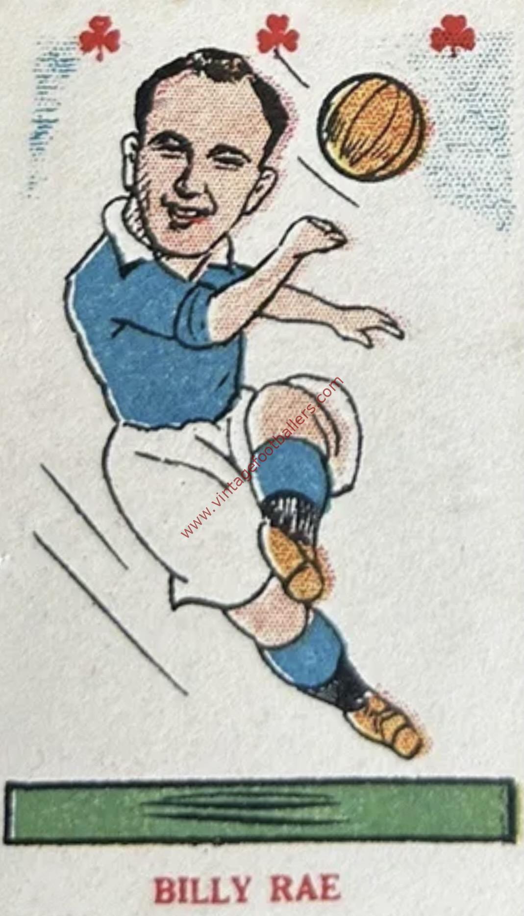 Rae Willie Image 1 Glasgow Rangers 1948 - Vintage Footballers